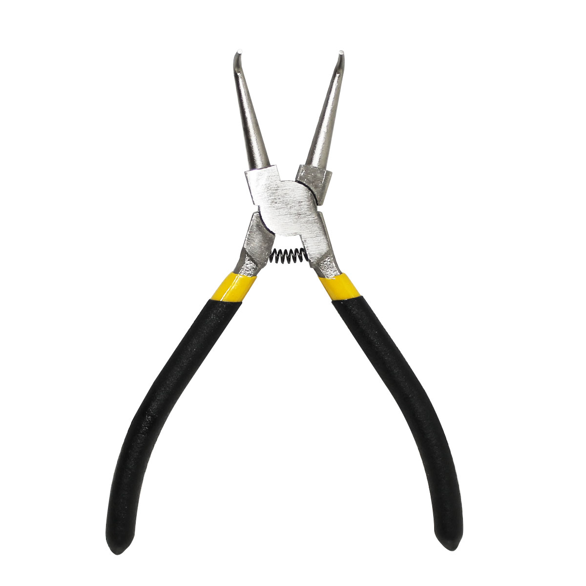 Alicate para Anéis Internos com Bico Curvo de 6,5". - Rotta376