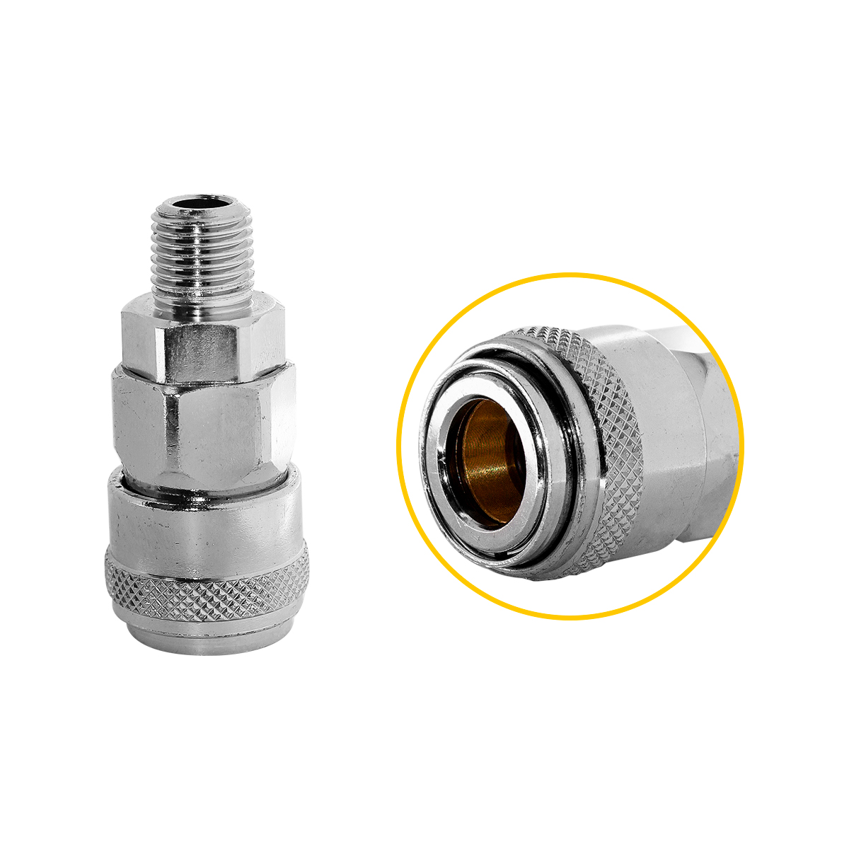 Engate 26mm Rápido Nitto Macho Rosca 1/4" - Rotta376